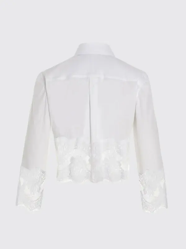 Dolce & Gabbana Cotton Blend Cropped Shirt