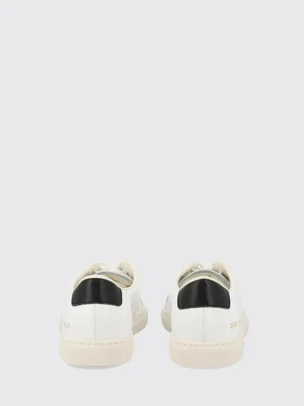 COMMON PROJECTS Achilles Low-top Smooth Leather Sneakers With Printed Logo