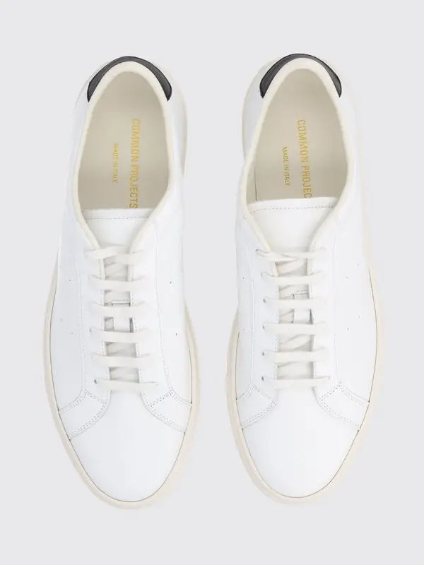 COMMON PROJECTS Achilles Low-top Smooth Leather Sneakers With Printed Logo