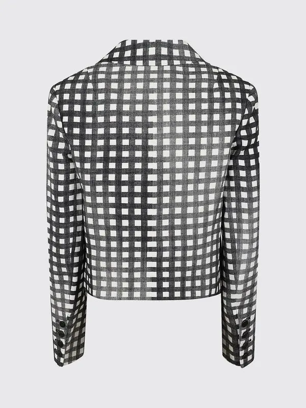 Ermanno Scervino Check Pattern Viscose Jacket