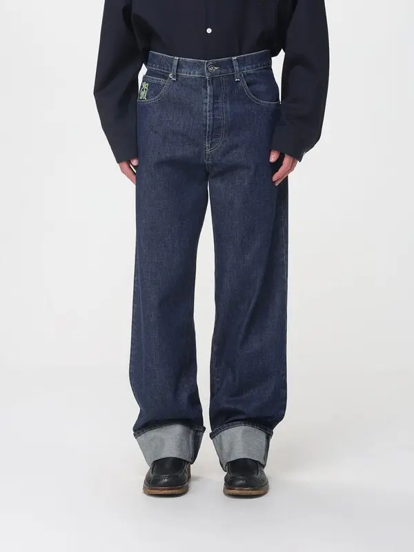 Marni Cotton Denim Wide Leg Jeans