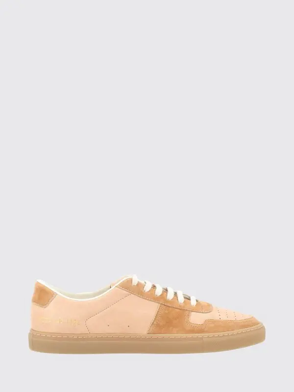 COMMON PROJECTS Two-tone Nappa And Suede Low-top Sneakers