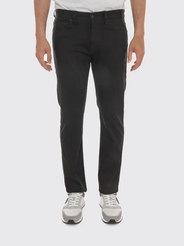 BOSS Trousers In Twill Slim Fit - Black