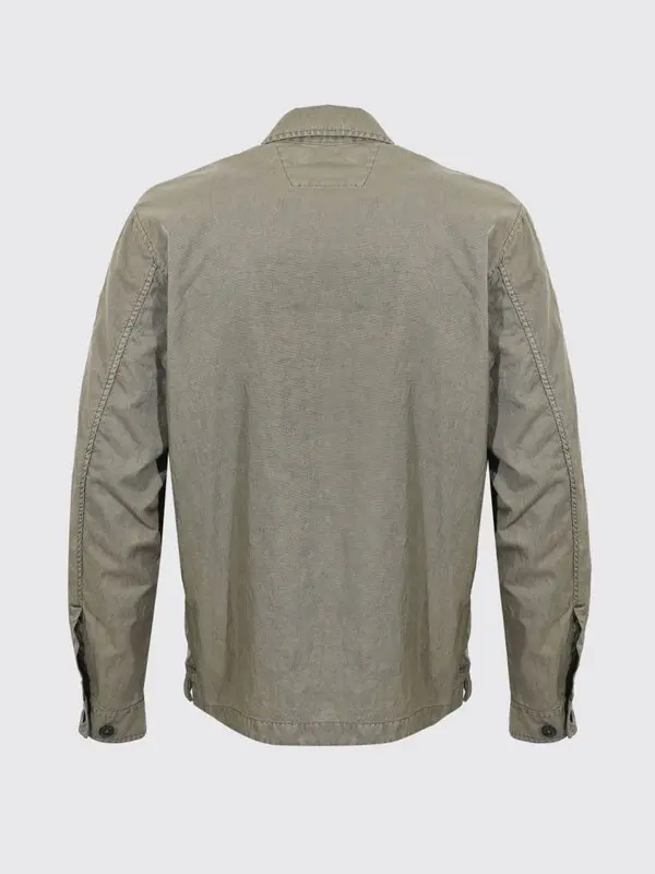 C.P. COMPANY Panama-r Overshirt In Technical Fabric - Green