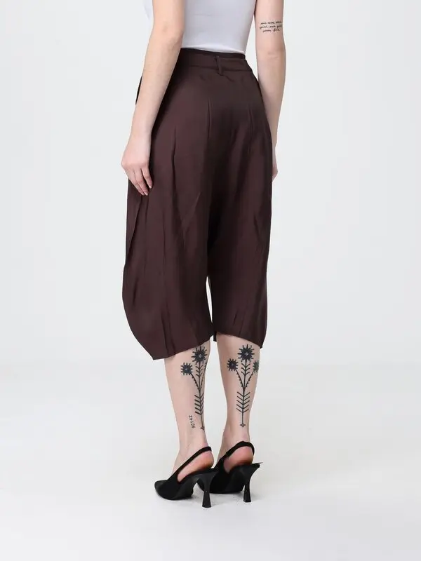 LEMAIRE High-waisted Knee-length Viscose Blend Shorts