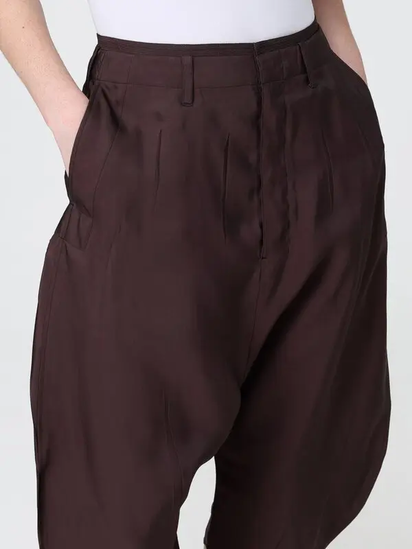 LEMAIRE High-waisted Knee-length Viscose Blend Shorts