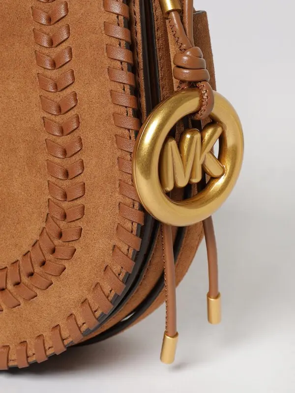Michael Kors Josie Suede Bag With Whipstitch Details