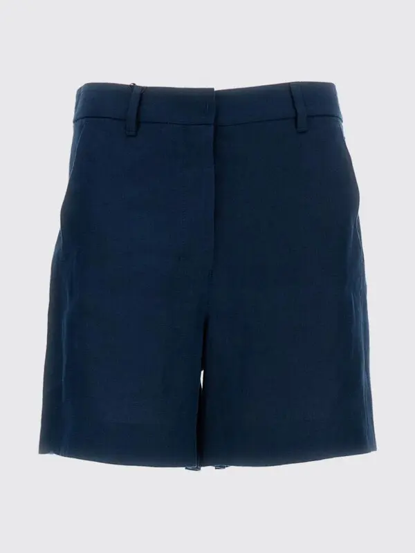 Max Mara Linen Chino Shorts - Blue