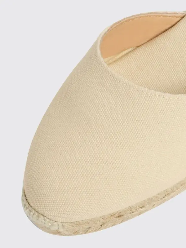 CastaÑer Espadrille Wedge - White