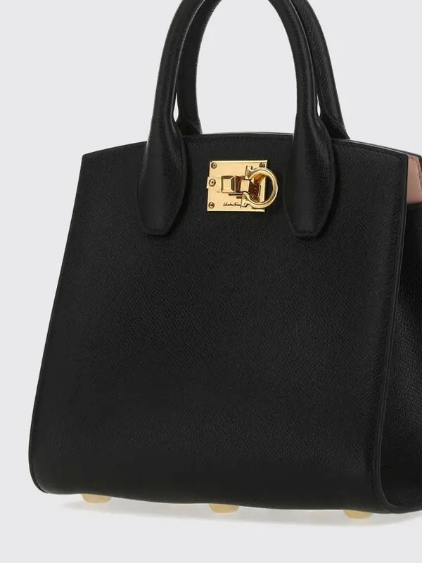 FERRAGAMO Studio Box Bag Leather Handbag