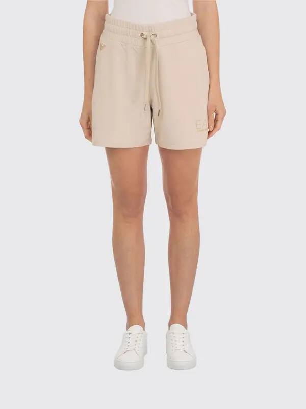EA7 Jersey Shorts - Beige
