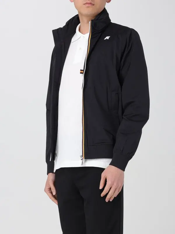 K-WAY Amaury Stretch Nylon Jersey Jacket - Black