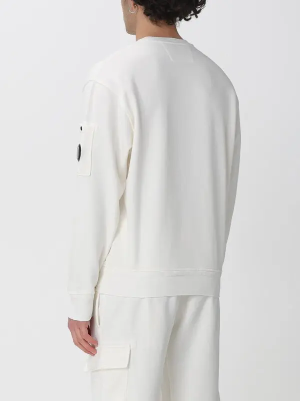C.P. COMPANY Cotton Crewneck Sweatshirt - White