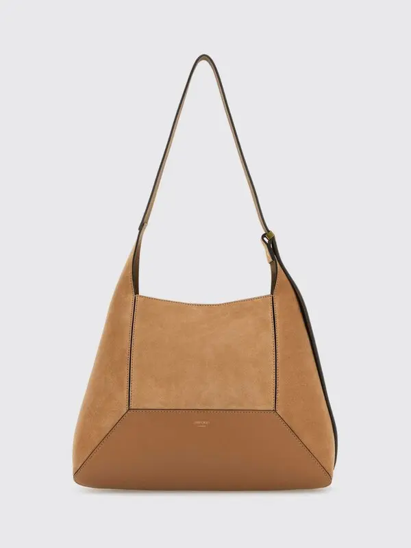 JIMMY CHOO Diamond Hobo Bag In Suede