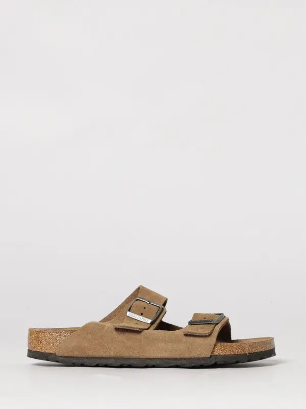 BIRKENSTOCK Arizona Suede Sandals - Brown