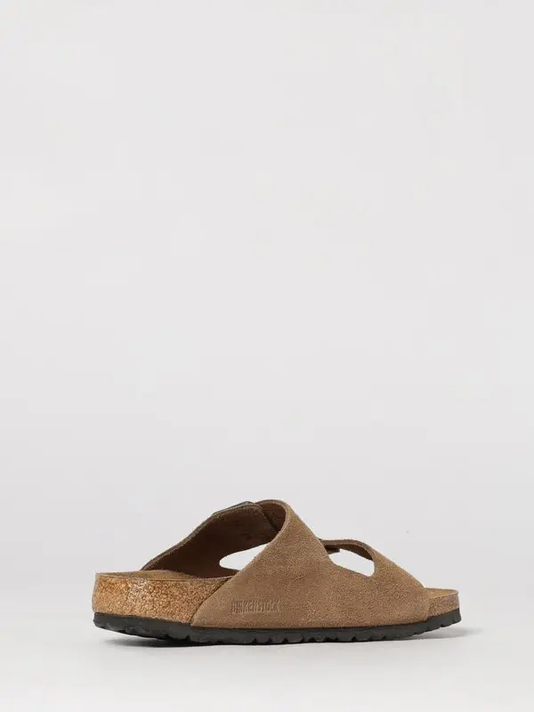 BIRKENSTOCK Arizona Suede Sandals - Brown