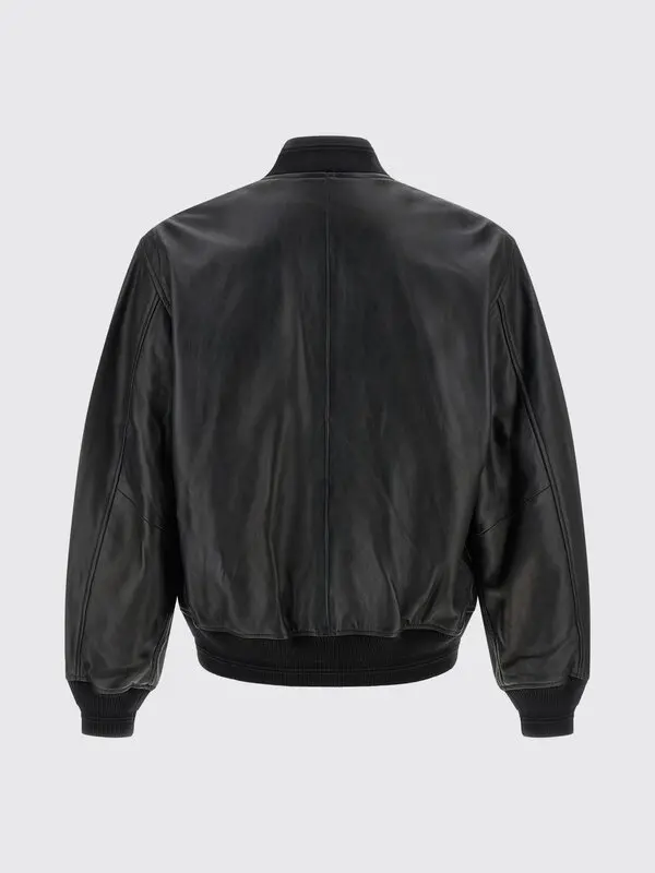 DIESEL® Leather Bomber Jacket