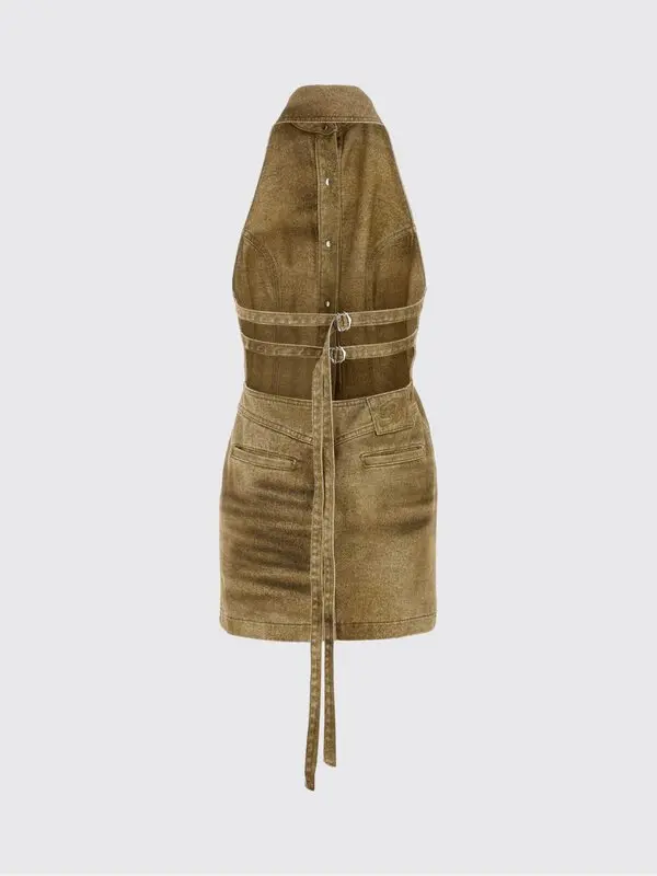 Blumarine Cotton Denim Mini Dress