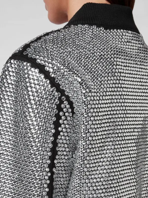 Philipp Plein Embellished Bomber Jacket
