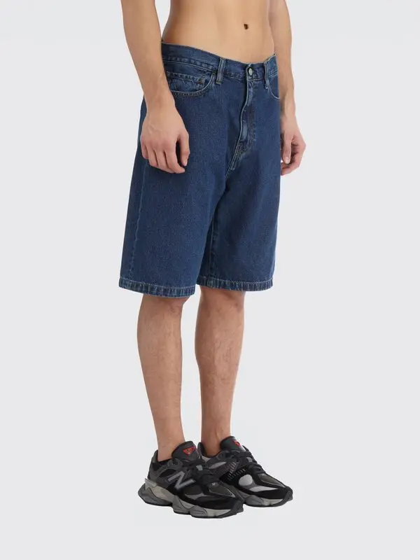 Carhartt Work In Progress Cotton Denim Shorts - Blue