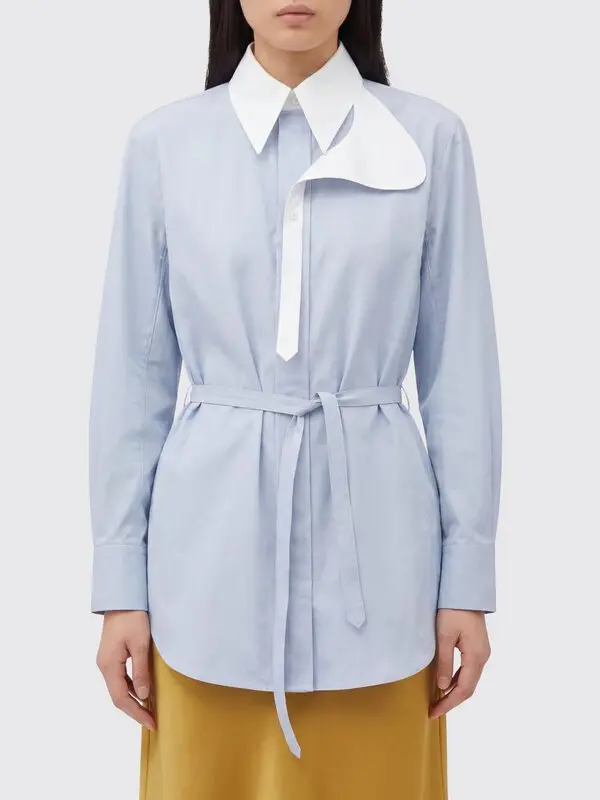Bottega Veneta Poplin Shirt - Blue