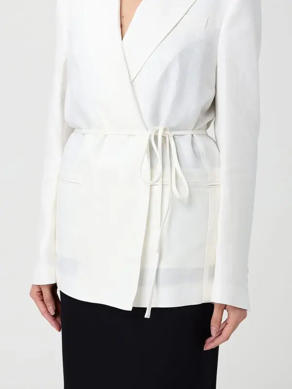 TWINSET Linen Blend Blazer