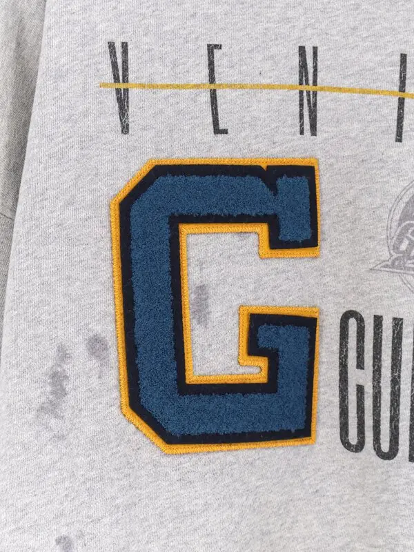 GOLDEN GOOSE Cotton Crew Neck Sweatshirt With Logo