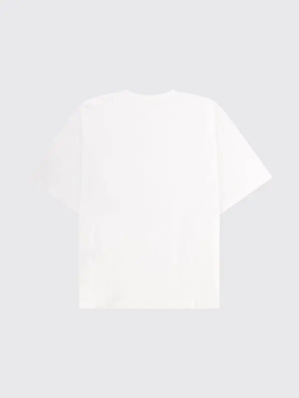 Versace Cotton Crew Neck T-shirt With Medusa Patch On Pocket