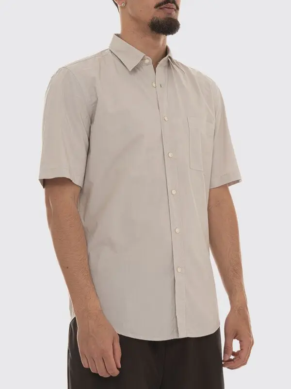 BOSS Short-sleeved Cotton Poplin Bowling Shirt