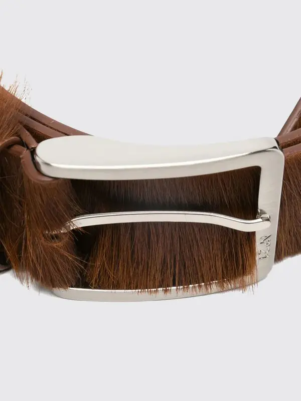 N° 21 Pony Hair Belt - Brown