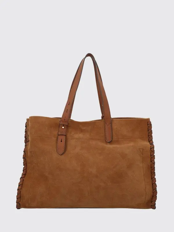 ANYA HINDMARCH Mortimer Large Woven Suede Tote Bag