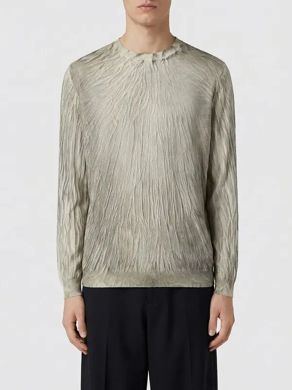 Avant Toi Cashmere And Silk Sweater With Crushed Effect