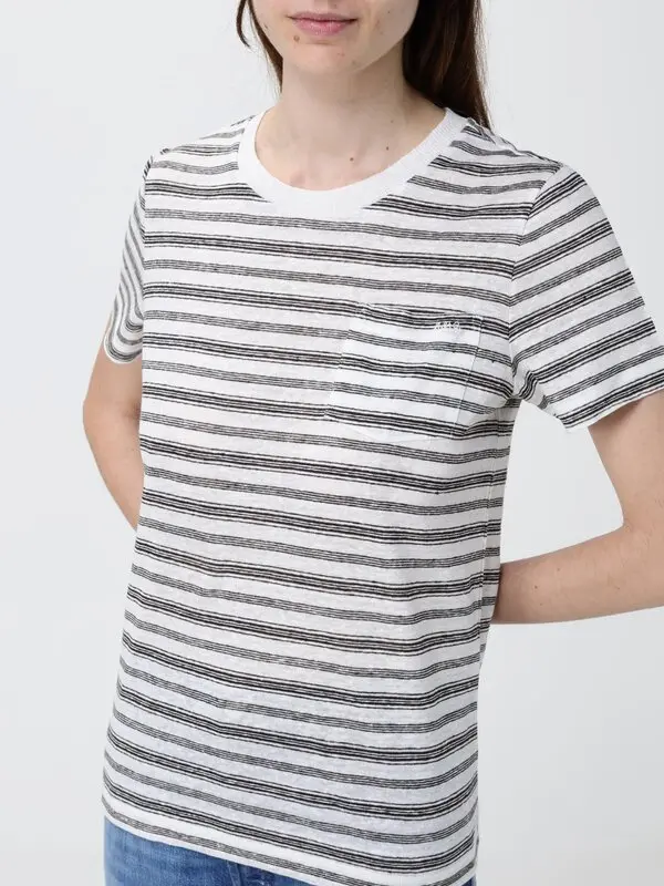 A.p.c. Striped Cotton T-shirts