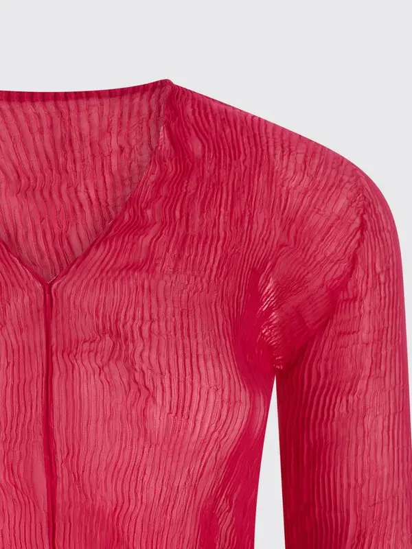 Issey Miyake Jersey Top - Fuchsia