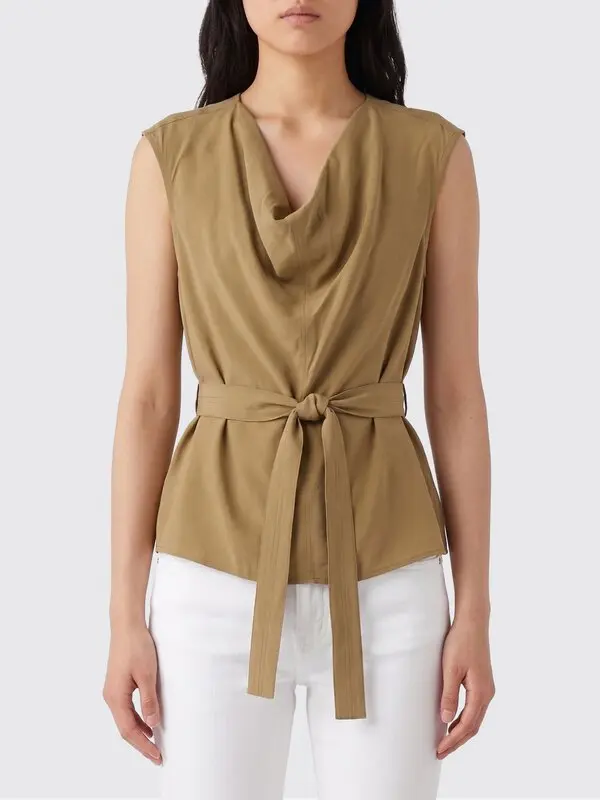 ALYSI Sleeveless Belted Top