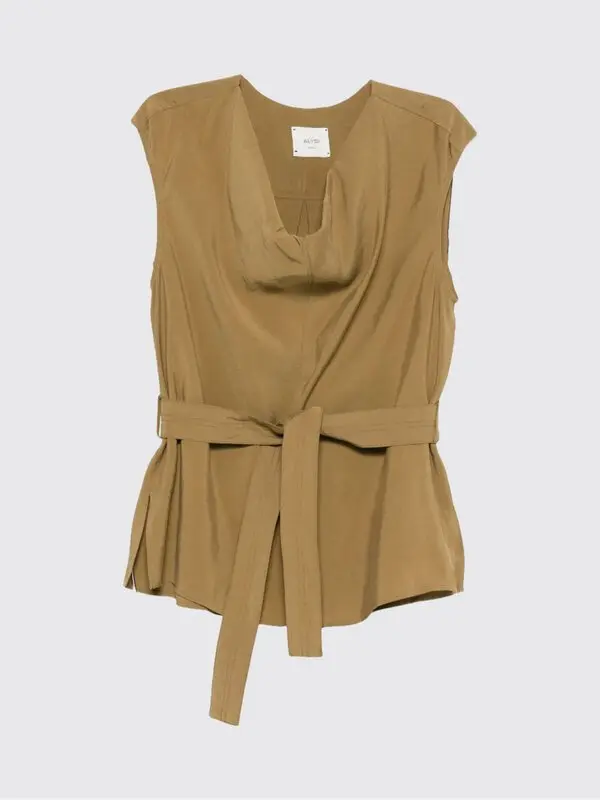 ALYSI Sleeveless Belted Top