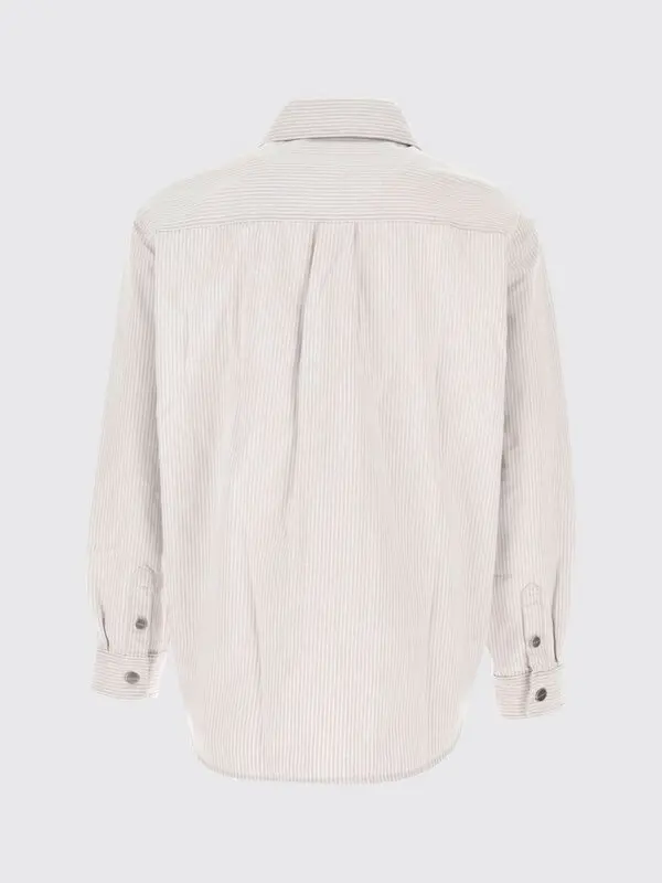 Carhartt Work In Progress Cotton Shirt Jacket With Stripes