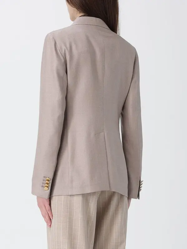 Tagliatore Double-breasted Virgin Wool And Silk Blazer