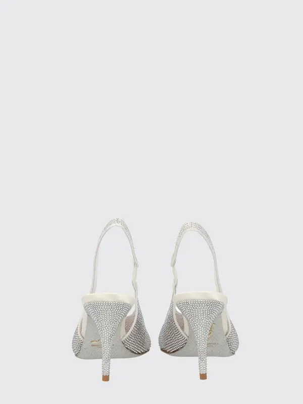 Rene Caovilla Jinny High-heeled Slingbacks With Applied Crystals