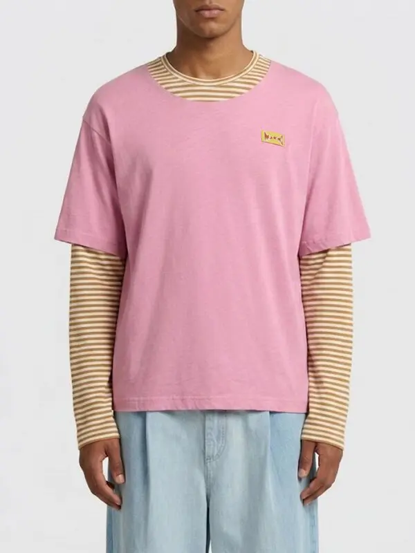 Marni Striped Cotton Blend T-shirt