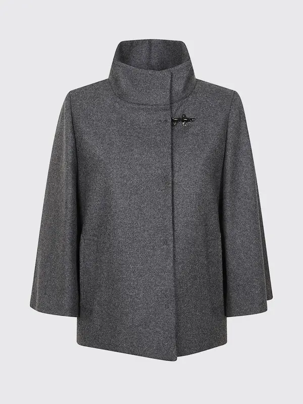 FAY Cape Coat - Grey