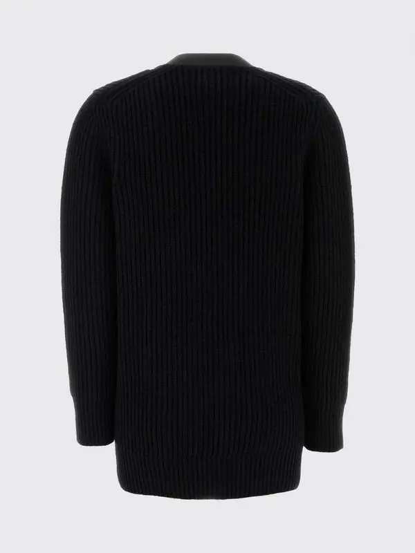 FERRAGAMO Long Wool Cardigan With Gancini Closure