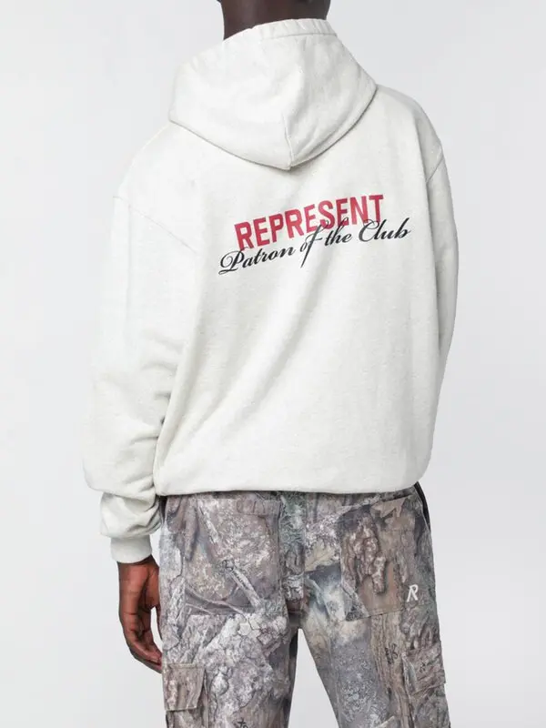 REPRESENT Cotton Hoodie With Logo