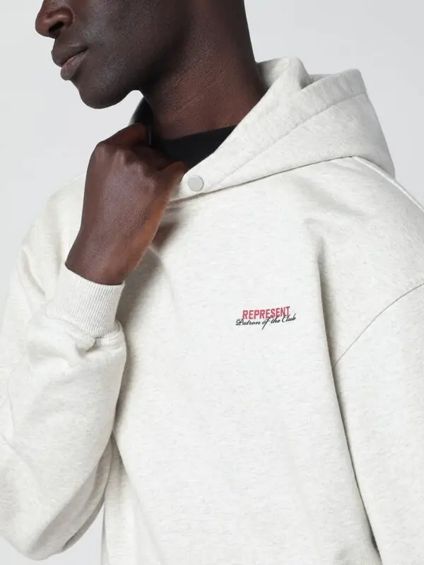 REPRESENT Cotton Hoodie With Logo