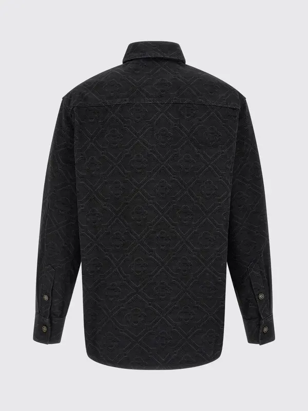 Casablanca Monogram Cotton Denim Shirt