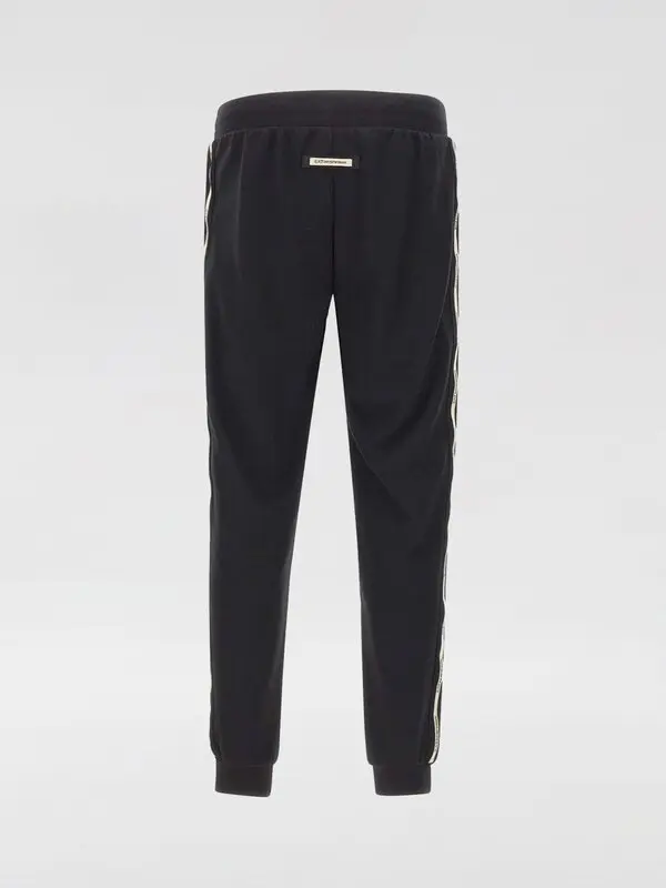 EA7 Jogging Trousers In Cotton Blend - Black