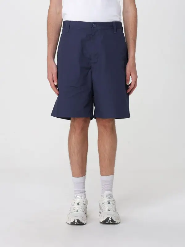 Carhartt Work In Progress Cotton Blend Chino Shorts - Blue
