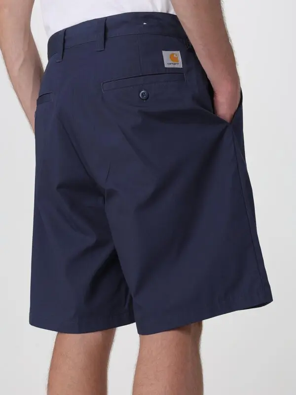 Carhartt Work In Progress Cotton Blend Chino Shorts - Blue