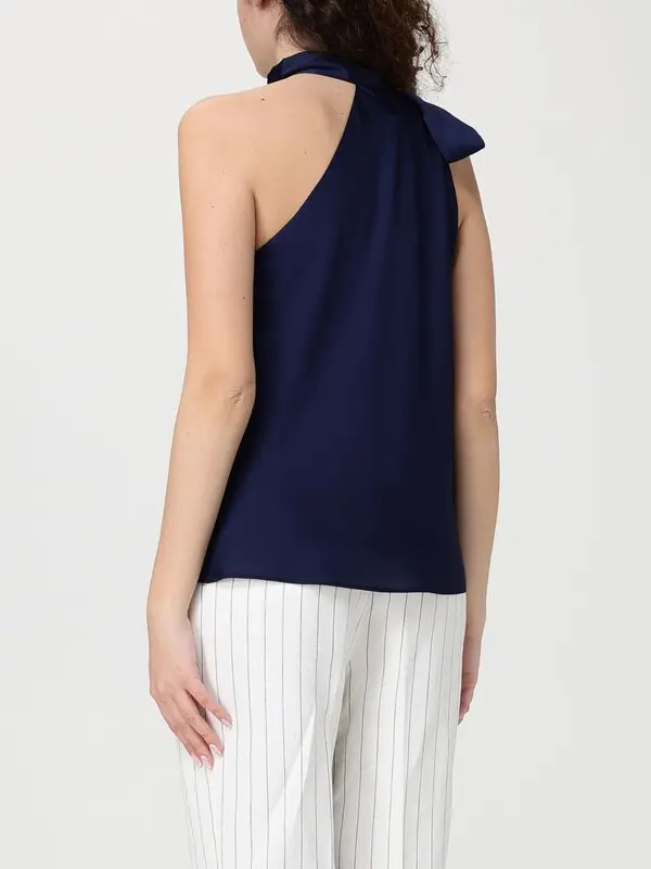Ralph Lauren Asymmetric Top With Bow - Black