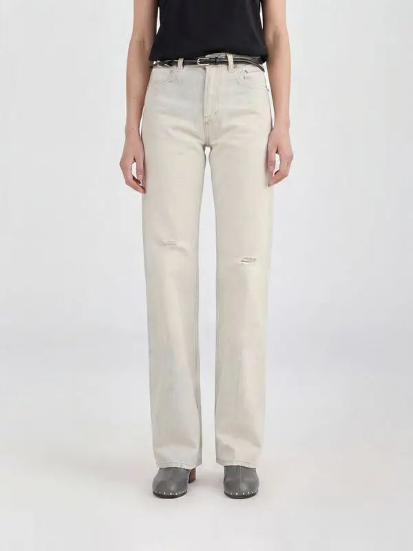 Our Legacy Mid-rise Straight-leg Jeans In Vintage Cotton Denim - Sky Blue